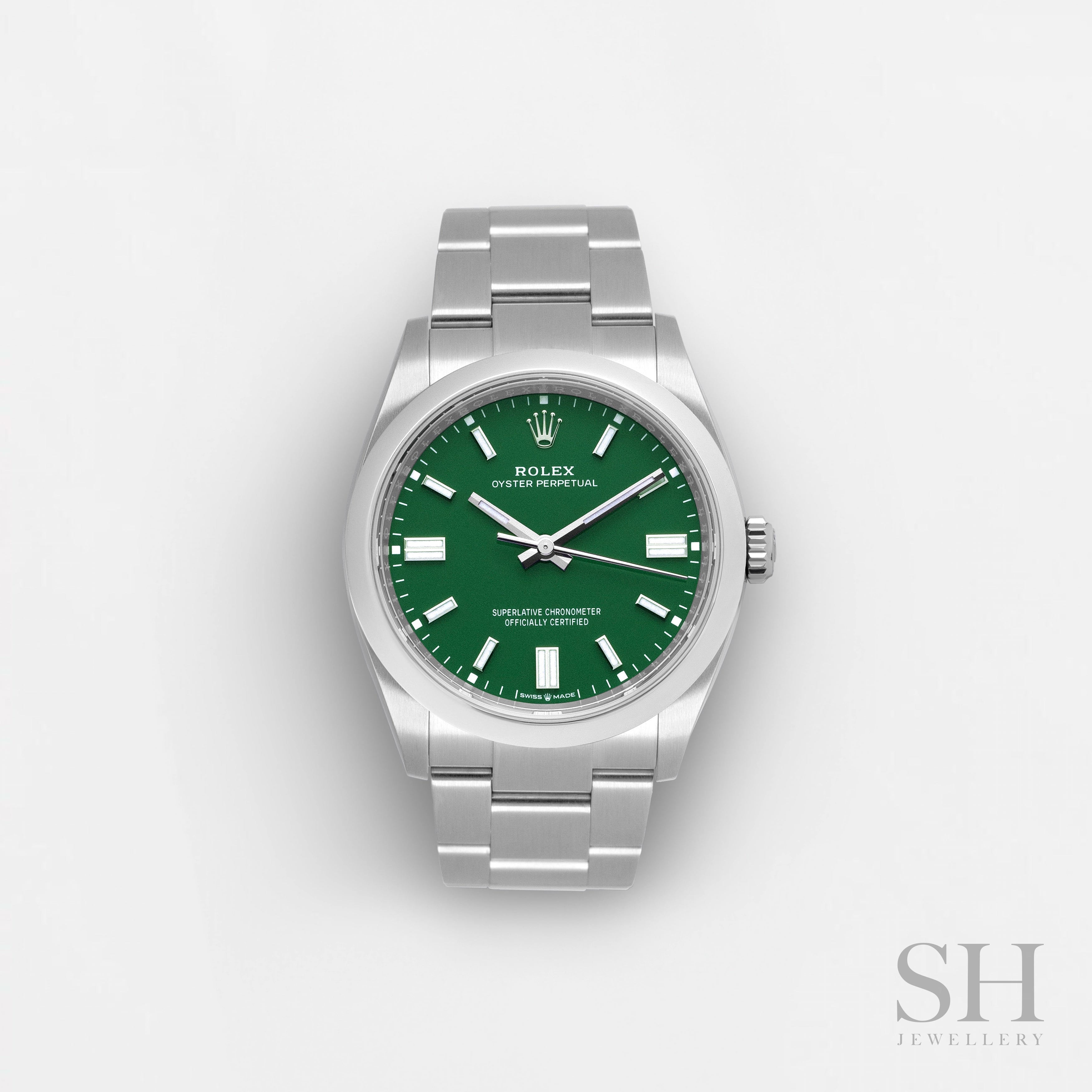 Rolex Oyster Perpetual36 36mm Steel Green Dial Stick Markers 2025 Ref ...