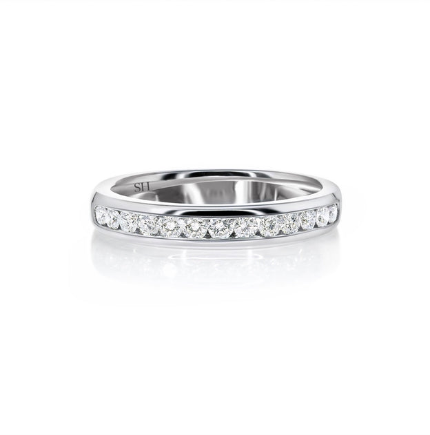 Women's Grain, Channel & Bezel-Set Diamond Wedding Rings | SH Jewellery