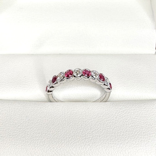 18kt gold ruby & diamond dress rings, earrings & pendants – SH Jewellery