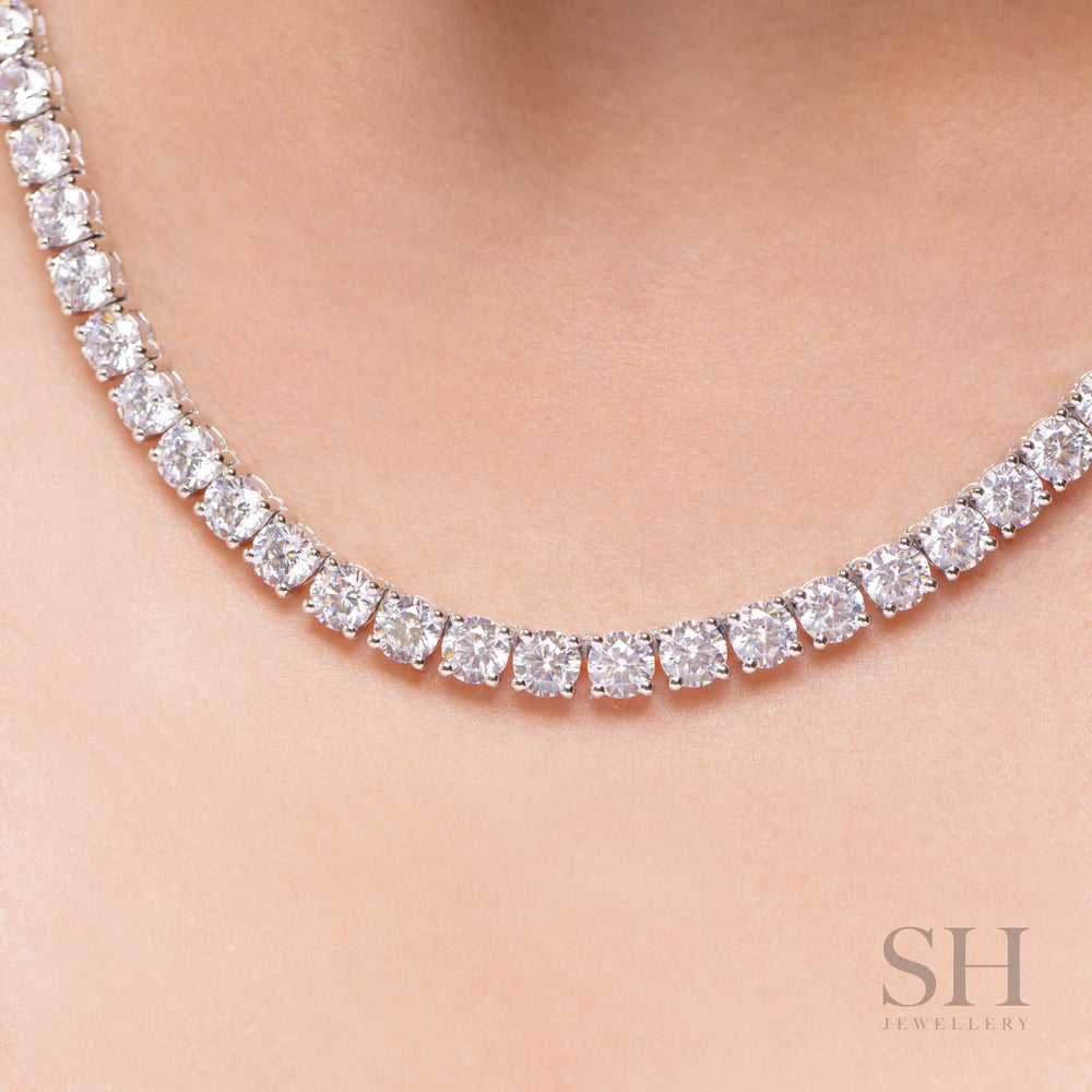 Diamond Tennis Necklaces – SH Jewellery