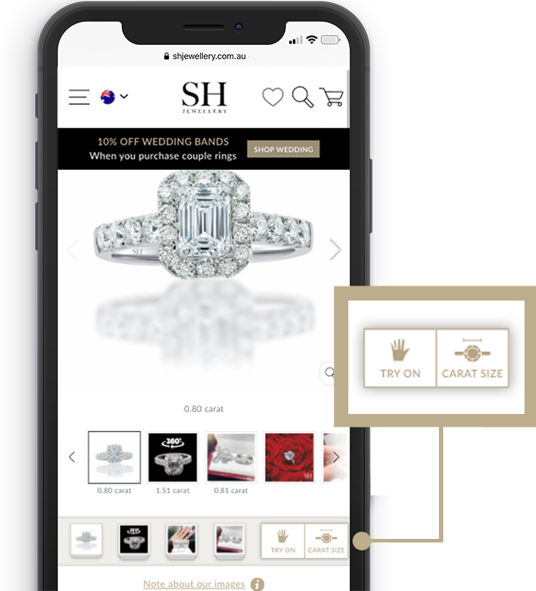 Virtual Try-On Jewellery Experience | SH Jewellery