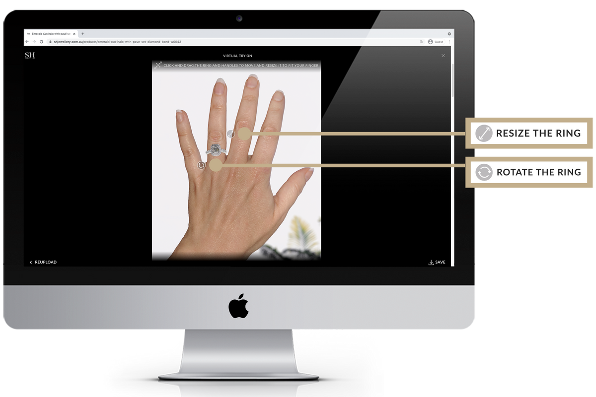 Virtual Try-On Jewellery Experience | SH Jewellery